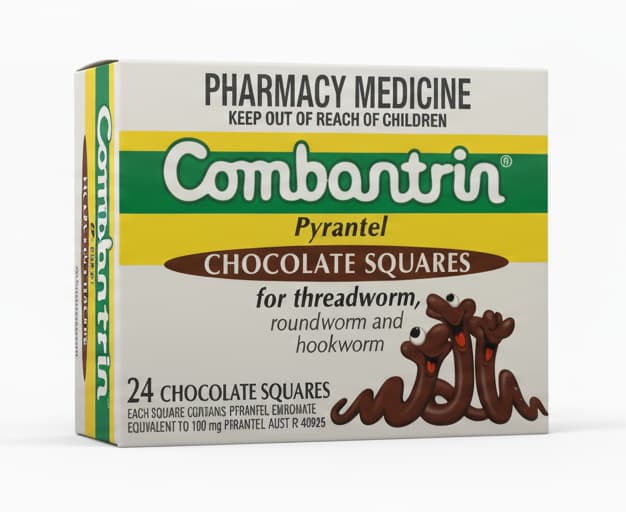 Combantrin Chocolate Squares - Kids Worm Treatment – Combantrin USA