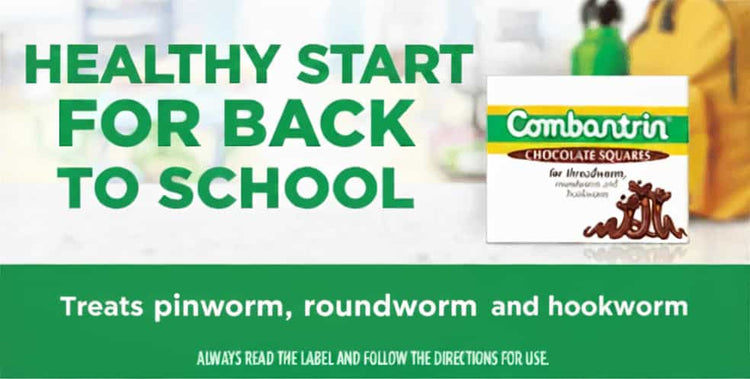 Chocolate Squares for Worm Treatment | Combantrin USA